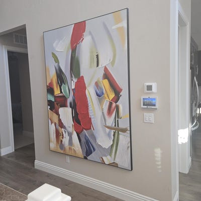 Large Modern Abstract Painting on Canvas Original, Oversized Abstract ...