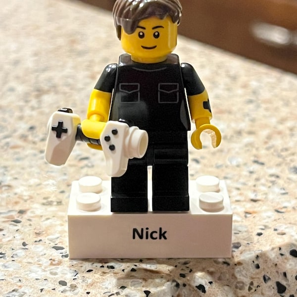 Custom Lego Minifigures Couples Gift, Wedding Lego Figure Art ...