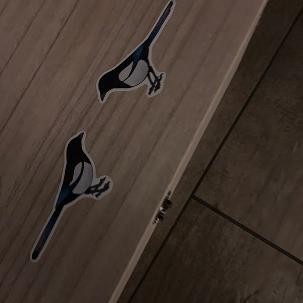 Magpie Stickers Set 2020: Magpie | Set of 4 Stickers Vinyl Waterproof ...