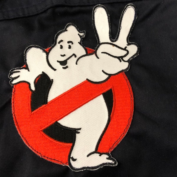 Ghostbusters 2 No Ghosts Logo GB2 Uniform Embroidered Iron on Patch Ghostbuster Sequel Iron on ...