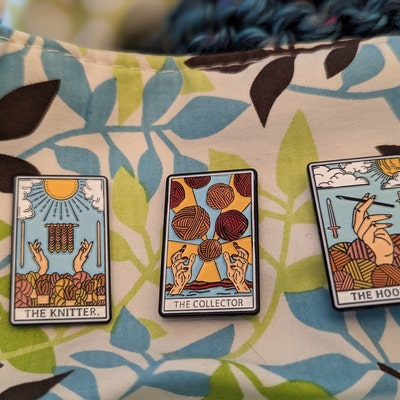 The Collector Tarot Card Vinyl Sticker Funny Yarn Gift - Etsy