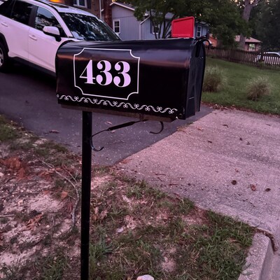 Custom Door Monogram Decals for Front Door Home Decor Personalized ...