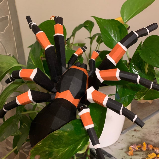 Papercraft Minecraft Mutant Spider