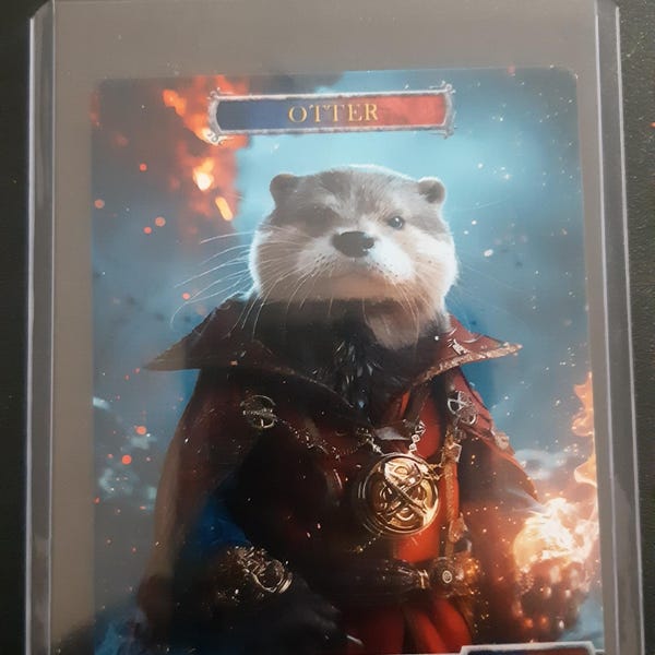Otter TCG Token Custom Altered - Etsy
