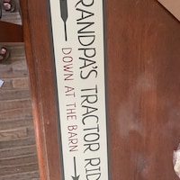 Tractor Rides Sign, Papa Gift, Papa Sign, Tractor Ride Sign, Barn ...