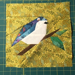 Robin Paper Pieced Quilt Block Pattern PDF | Etsy