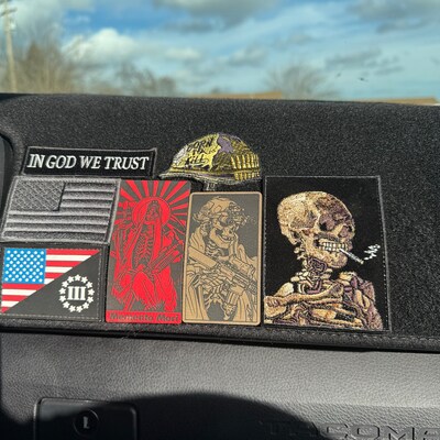 Officer RACCOON POLICE BADGE Blue or Black Patch Morale Embroidery ...