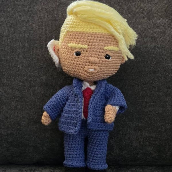 CROCHET PATTERN: Amigurumi-trump Doll - Etsy