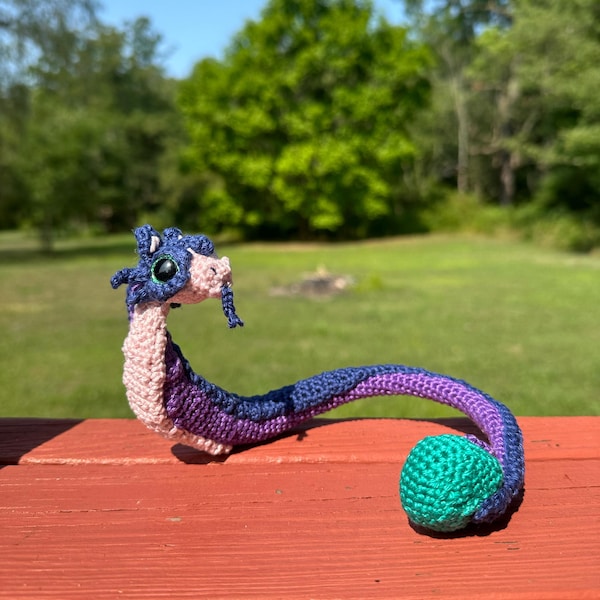 Small Wyvern Crochet Pattern by Crafty Intentions Downloadable DIGITAL ...