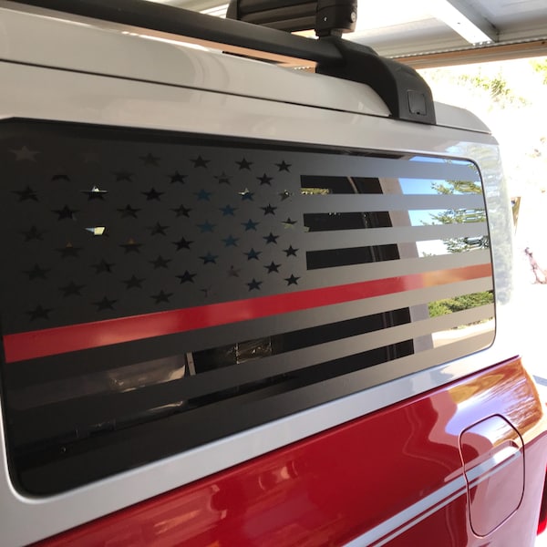 Fits 2021-2024 Ford Bronco Side Window Flag We the People Decals Auto ...