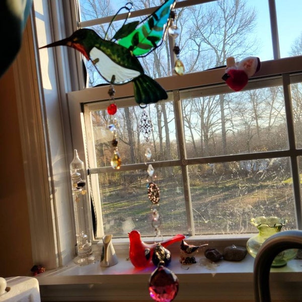 Butterfly Crystal Suncatcher for Window, Crystal Sun Catcher, Window ...