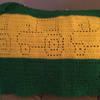 Crochet Tractor Baby Blanket Pattern Crochet Farm Baby Blanket Pattern ...