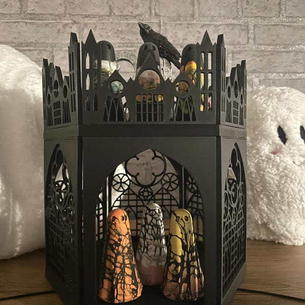 York Ghost Merchant Figurine Stand Tower / Gothic Stand / Apothecary ...