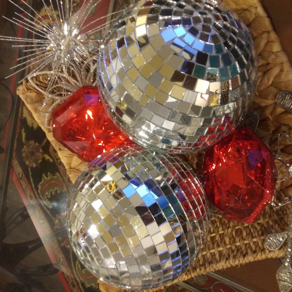 Acrylic Gem 4 Inch Ornament, Square/round Acrylic Gem, SOLD SEPERATELY ...