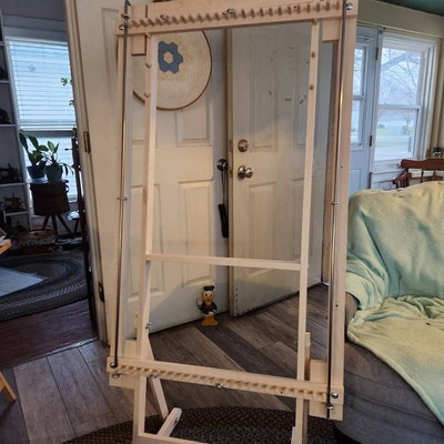 Easel Stand for Adjustable Twining Loom or Art in Solid Maple Made TO ...