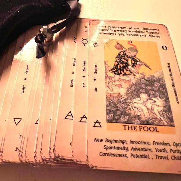 Printable Digital Classic Tarot Deck Cards, Rider Waite Smith Tarot ...