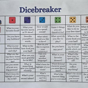 Dicebreaker Get to Know You Game, Icebreaker Activity, Icebreaker ...