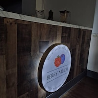 CORTEN (rusted) Steel LED Backlit Sign, Backlit, Business Sign-plaque ...