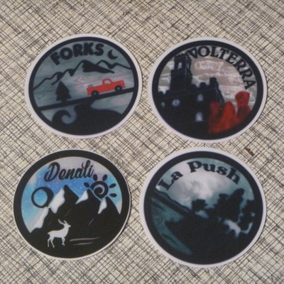 Minimalism in Forks Sticker Set, Travel Inspired Stickers, Book Lovers ...