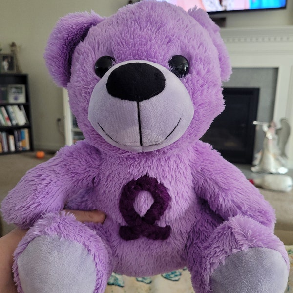 Chiari Malformation zipperhead Awareness 12 Bear Purple, Awareness ...