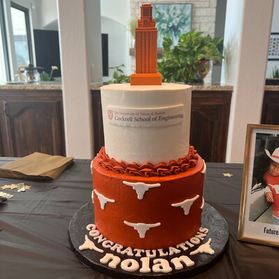 University of Texas Graduation Party Decoration UT Cake - Etsy