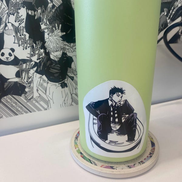 Gojo Satoru / Geto Suguru / Ieiri Shoko Kneeling Manga Panel Sticker ...