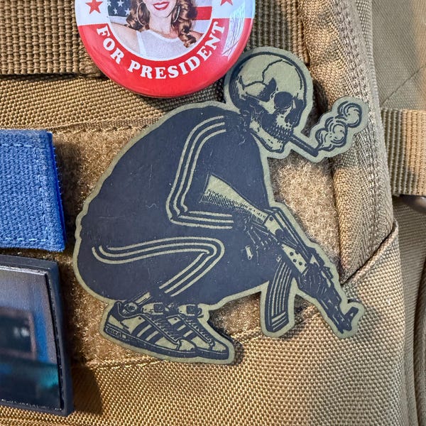 Surfing Sasquatch Morale Patch: Tactical Bigfoot Hook and Loop Fastener ...