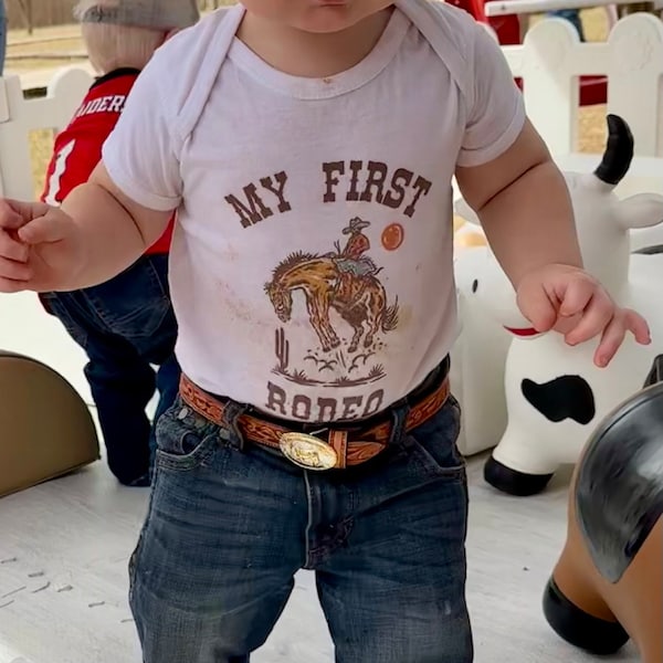 Rodeo Mama Short Sleeve Tee | Matching Rodeo Shirts for “my First Rodeo ...