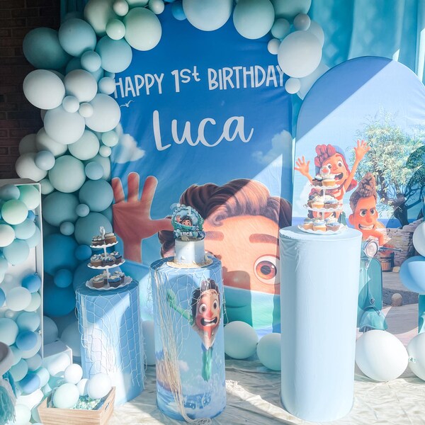 Wood Texture Cylinder Plinth Cover,round Pedestal Jungle Safari Elastic ...