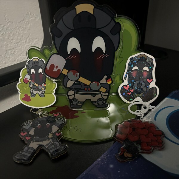 TADC Jax Epoxy Keychain - Etsy