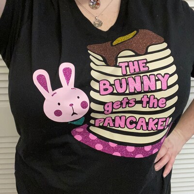 The Bunny Gets the Pancake Wreck It Ralph 2 Glitter Shirt Magical Shirt ...