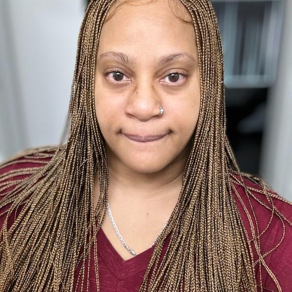 Small Knotless Box Braid Wig -5x5 Closure (medium Cap Size) - Etsy