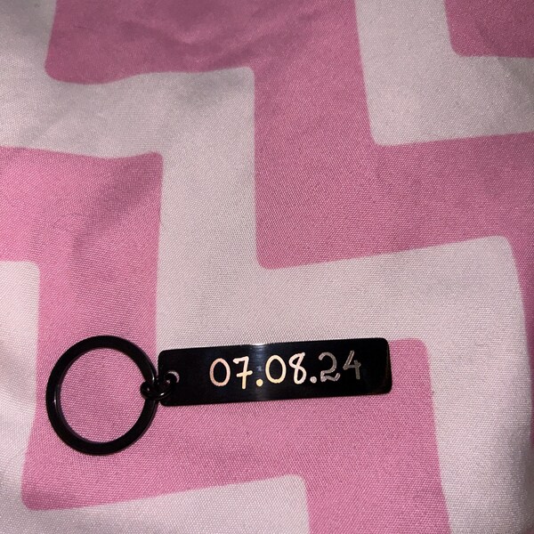 Personalised Number Plate Keyring, Number Plate Keychain, Number Plate ...