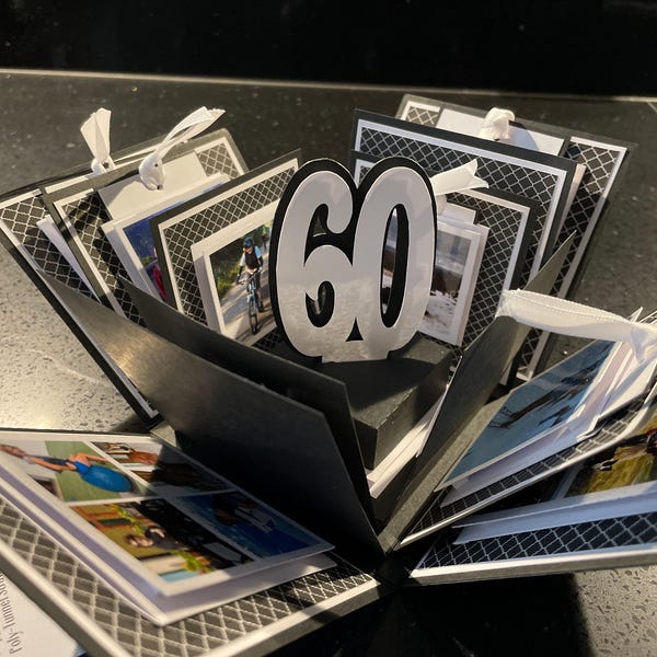 Personalised Exploding Gift Box - Memory Photo Keepsake Album-valentine ...