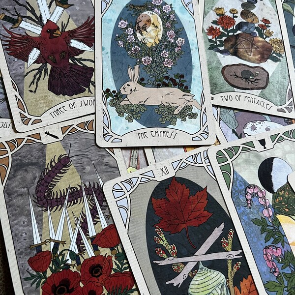 Tarot Card Artwork Digital Print, Tarot Illustration, the Forager's ...