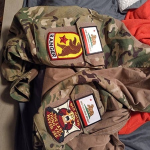 Fallout New Vegas Inspired Ranger Bear NCR Cosplay Gamer Patch Hook and ...