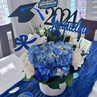 Graduation Centerpiece Stick 5 Piece Set, With Custom Logo and Name ...