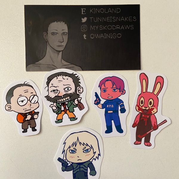 MGS Stickers 1 - Etsy