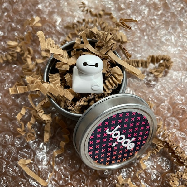 Big Hero 6 Baymax Keycaps Handmade Resin Custom Artisan - Etsy