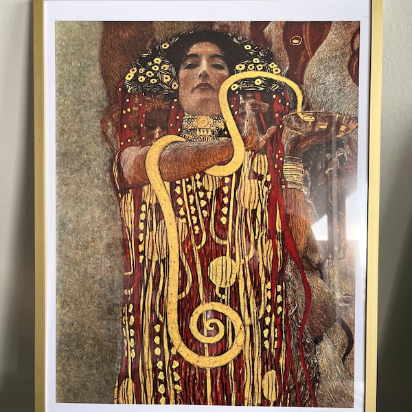 Danaë Painting With Text, Gustav Klimt, Danae, Printable Wall Art ...