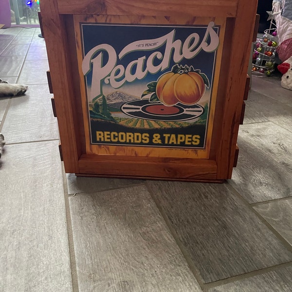 PEACHES RECORDS & TAPES Logo With Adhesive Back (small) - Etsy