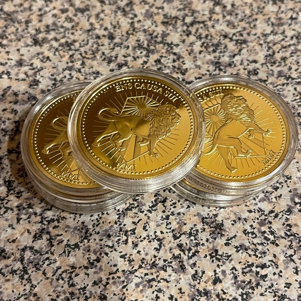 10 Pcs Continental Gold Coin Prop Blood Oath Marker Cosplay Adjudicator ...