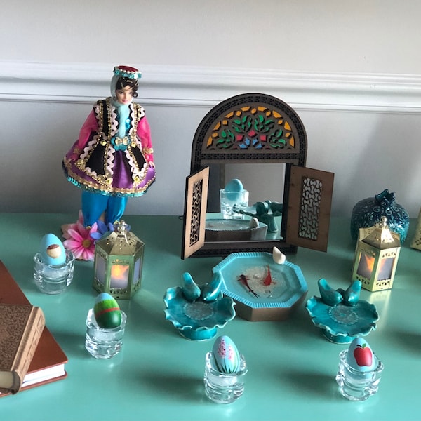 Persian Style Vintage Wooden Mirror - Etsy