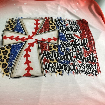 Baseball Sublimation Design Hand Drawn Christian Baseball Sublimation ...