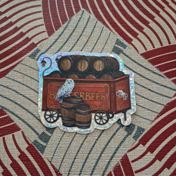 Sticker Wizard Brew Stand - Witch Beer- Glitter - Etsy