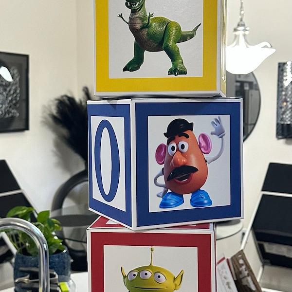 Toy Story ABC Blocks: Party Decor, Birthday Decor (unassembled) - Etsy