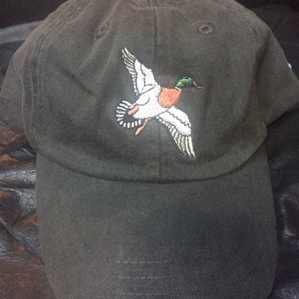 MALLARD DUCK Bird Hat - One Embroidered Men Women Wildlife Cap - Price ...