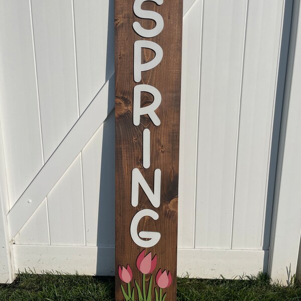 Hello Spring Tulips Svg, Porch Sign Svg, Digital Download, Spring ...