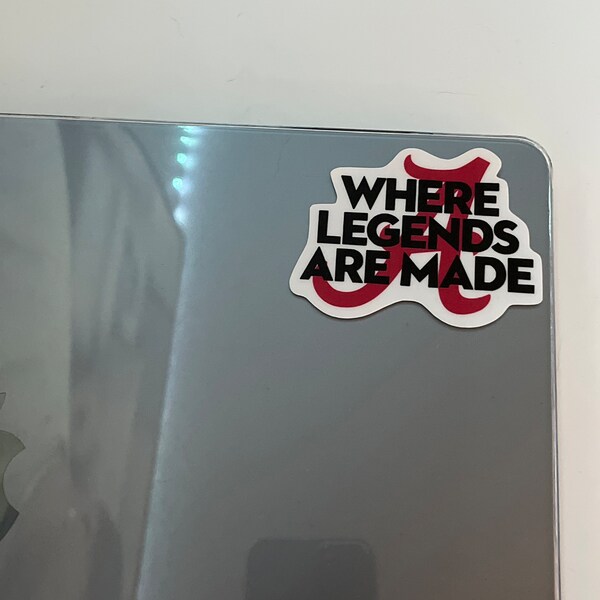 University of Alabama Sticker Handmade Weatherproof Sticker 3 - Etsy