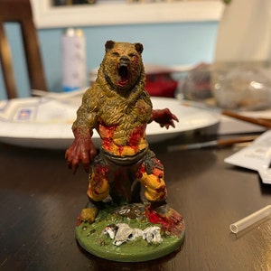 Wood Elf Druid DnD Miniature Tabletop RPG DnD Mini D&D | Etsy